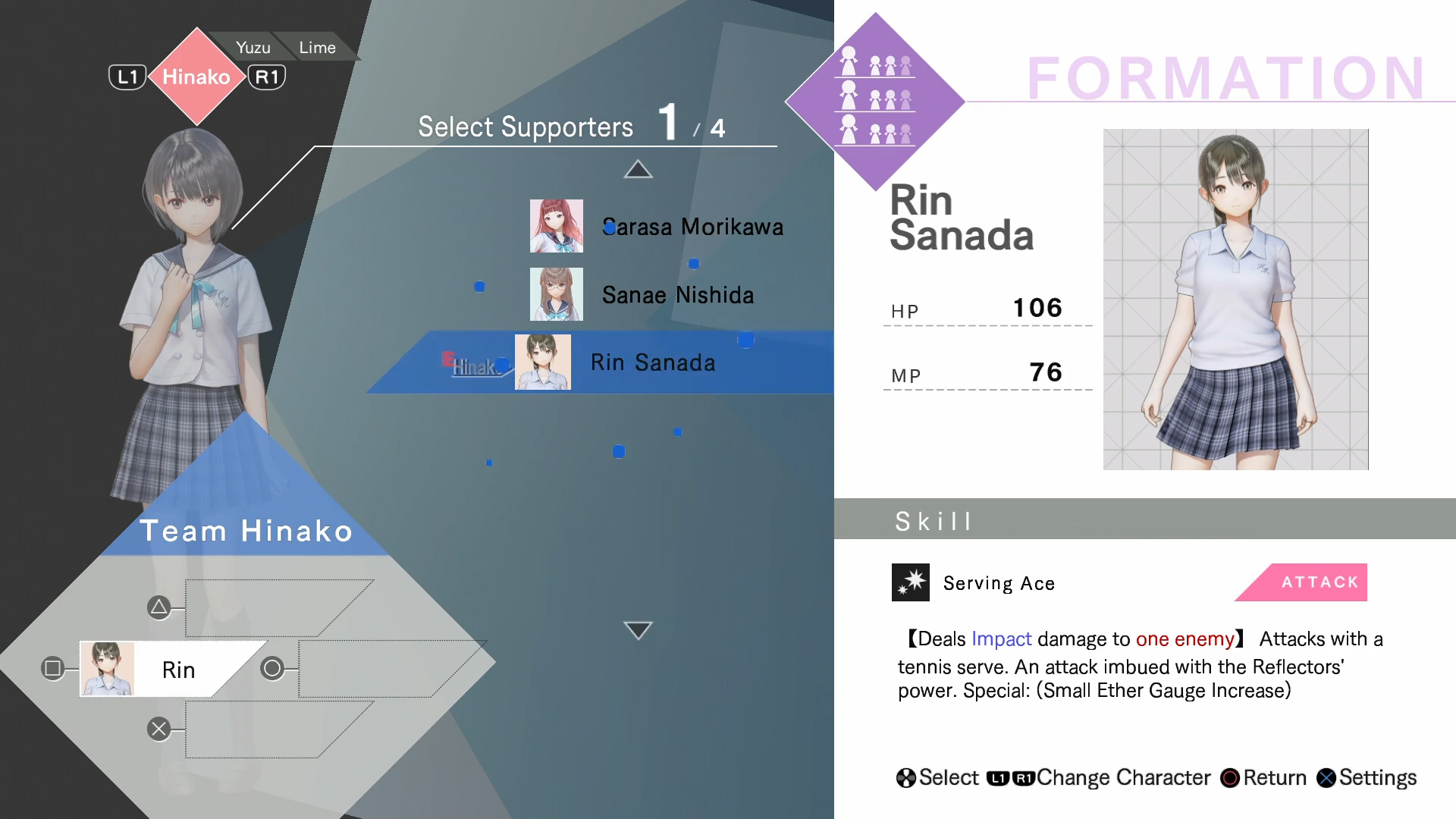 New trailer and screenshots for Blue Reflection detail Battle System ...