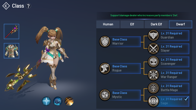 Lineage II Revolution Class Guide: All the races, the specialized ...