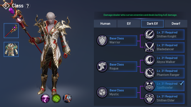 Lineage II Revolution Class Guide: All the races, the specialized ...