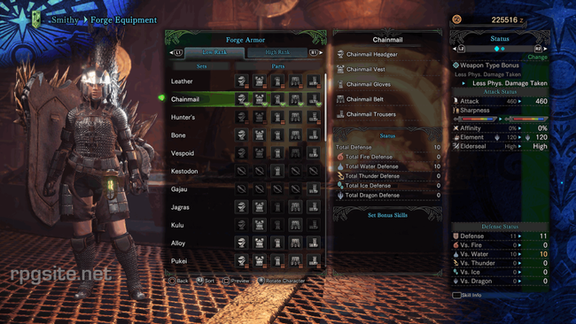 Monster Hunter World Female Armor Sets: all low rank female armor sets ...