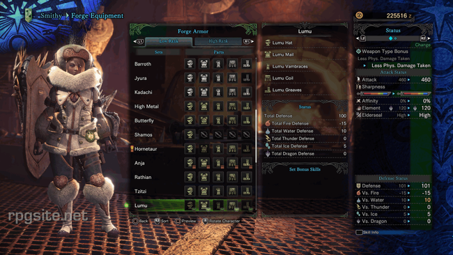Monster Hunter World Female Armor Sets: all low rank female armor sets ...