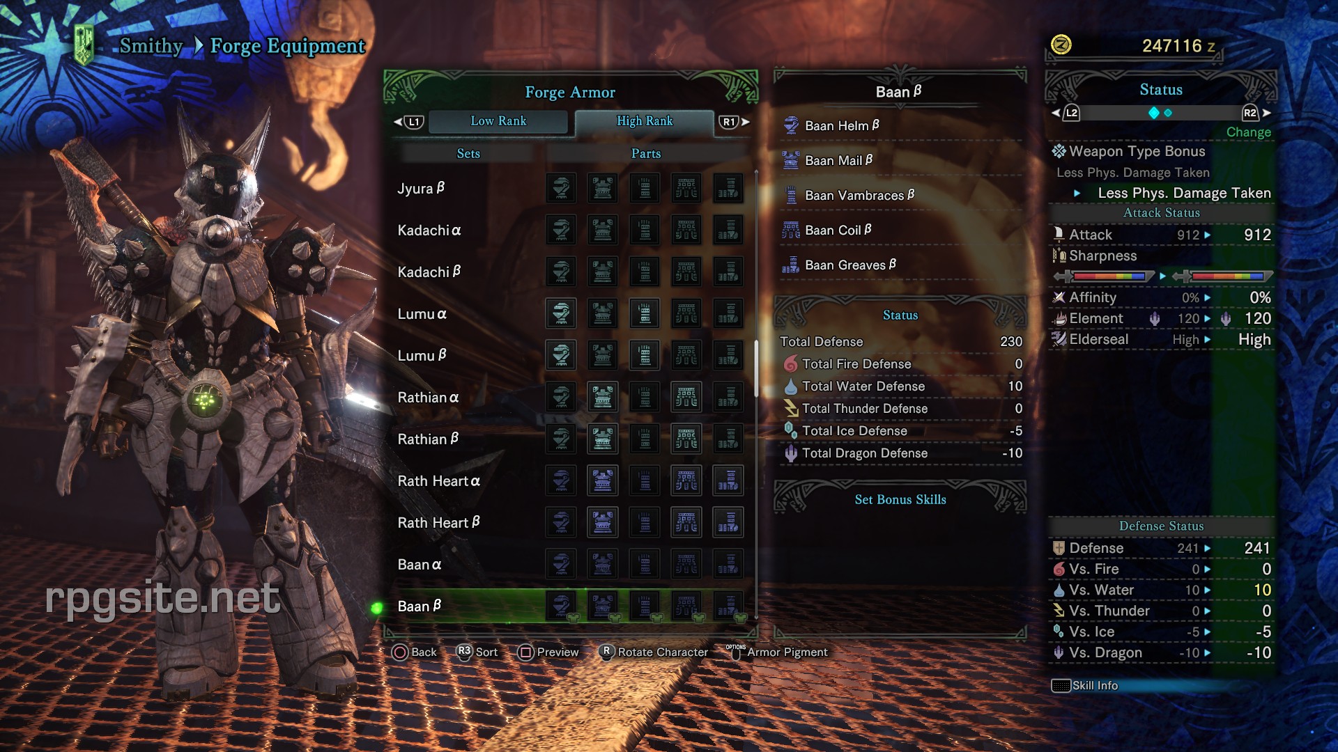 Monster Hunter World High Rank Female Armor Sets: all high rank female ...