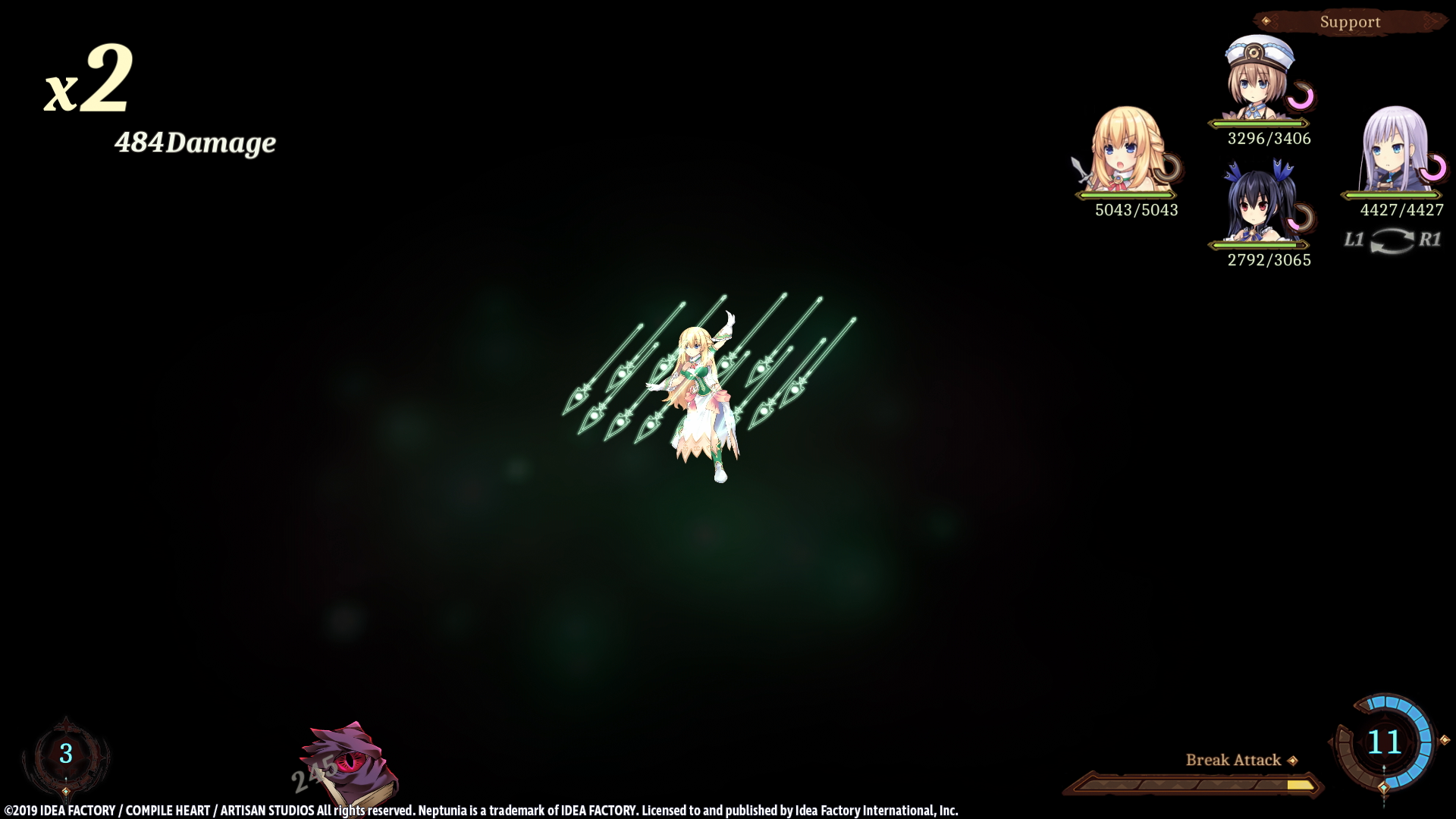 Super Neptunia RPG screenshots introduce more battle system information ...