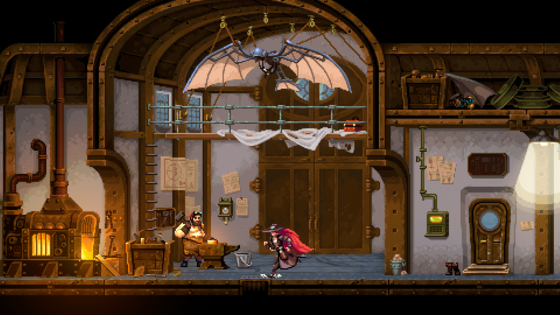 2D pixel-art sidescroller Gestalt: Steam & Cinder coming to PlayStation ...