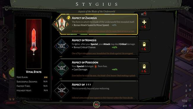 Hades Infernal Arms & Weapon Aspects guide: every weapon aspect and ...