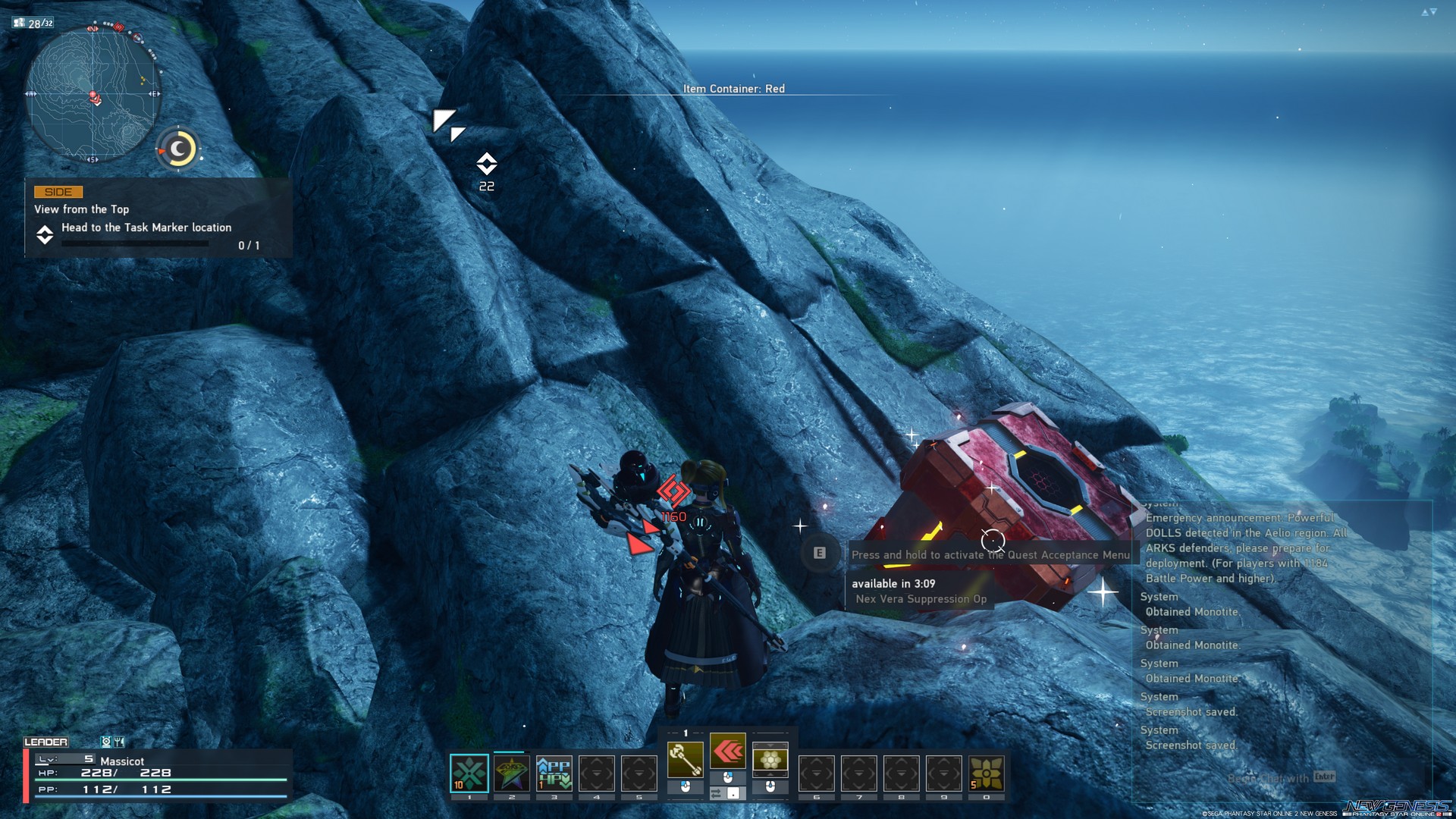 Phantasy Star Online 2: New Genesis - All Red Item Container Locations ...