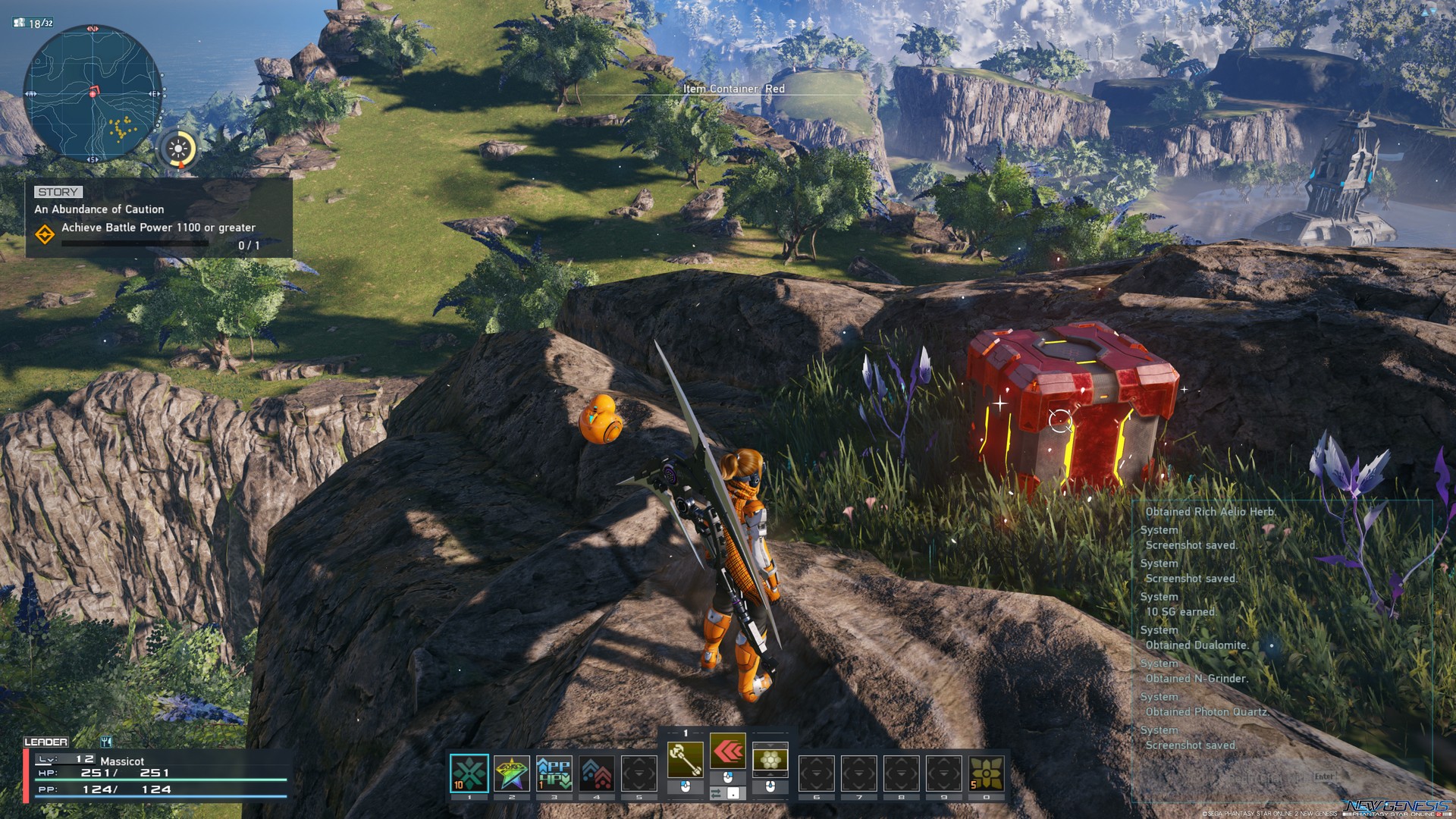 Phantasy Star Online 2: New Genesis - All Red Item Container Locations ...