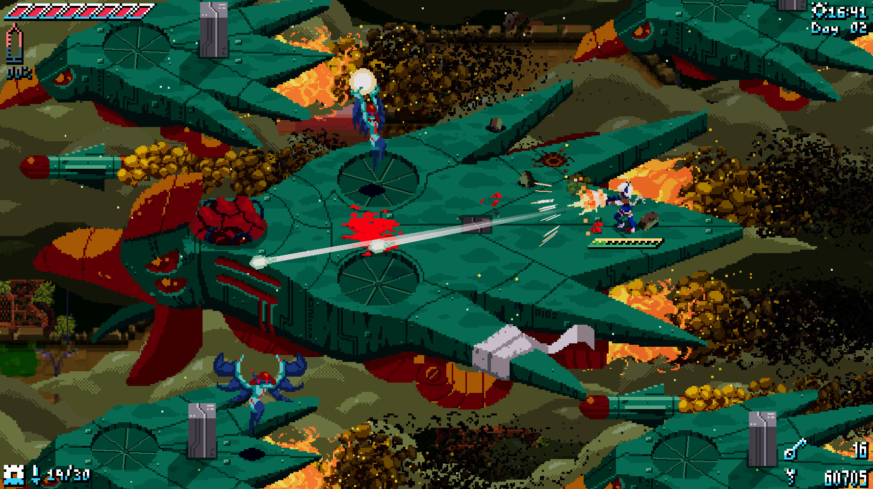 Pixel-art action RPG Unsighted launches this Fall for Xbox One ...