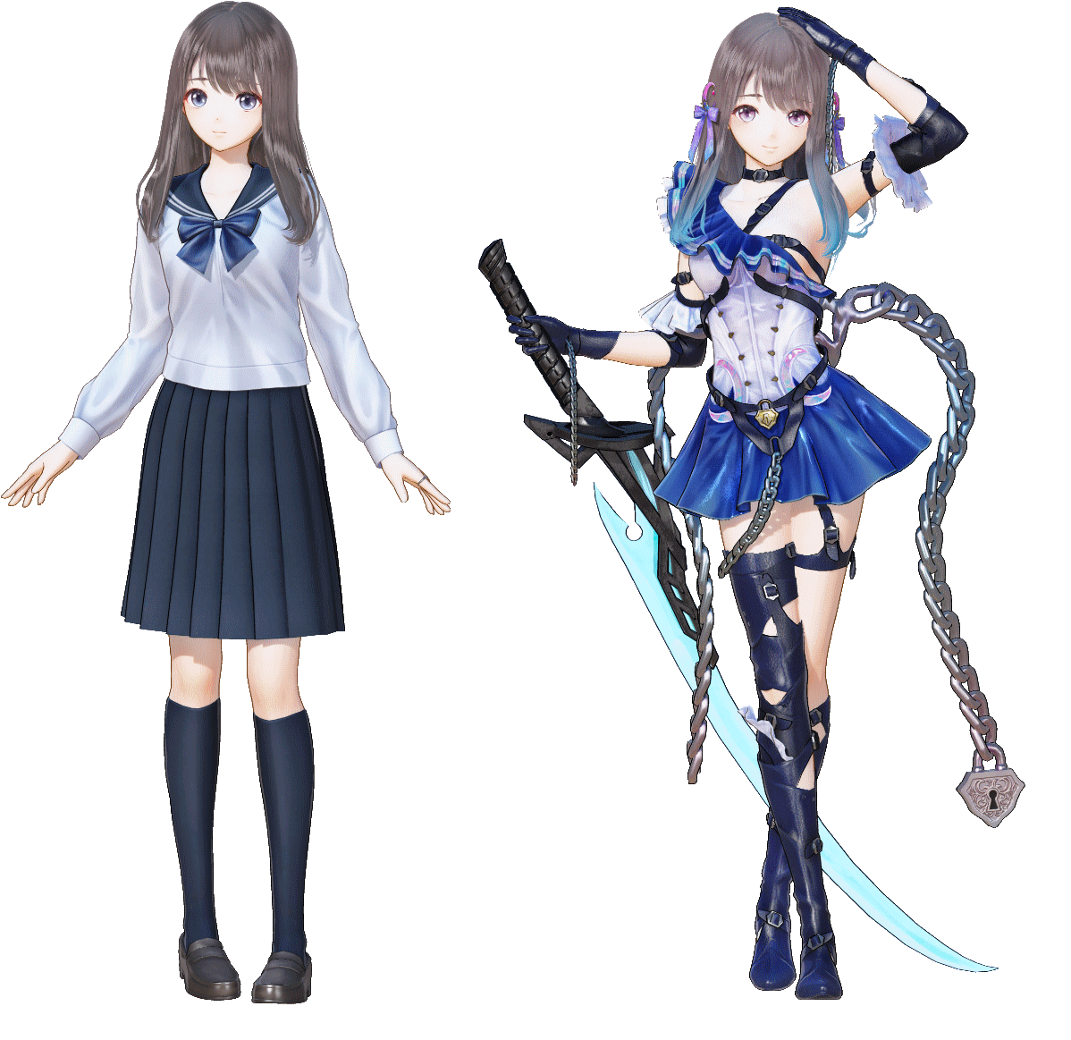 Blue Reflection: Second Light screenshots detail Shiho Kasuga, Heartscapes, and Refnavi | RPG Site
