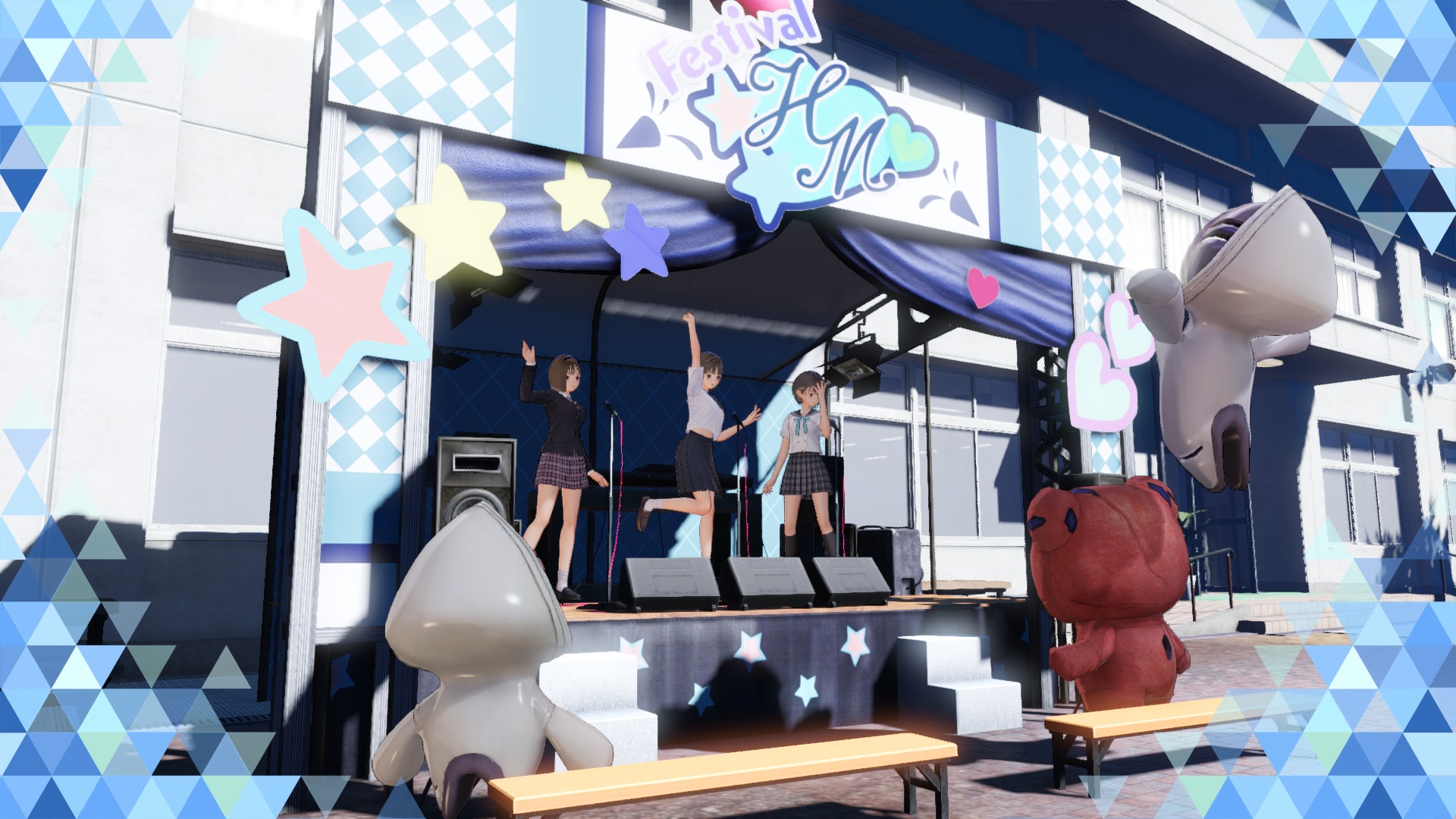 Blue Reflection: Second Light screenshots detail Uta Komagawa, Kirara ...