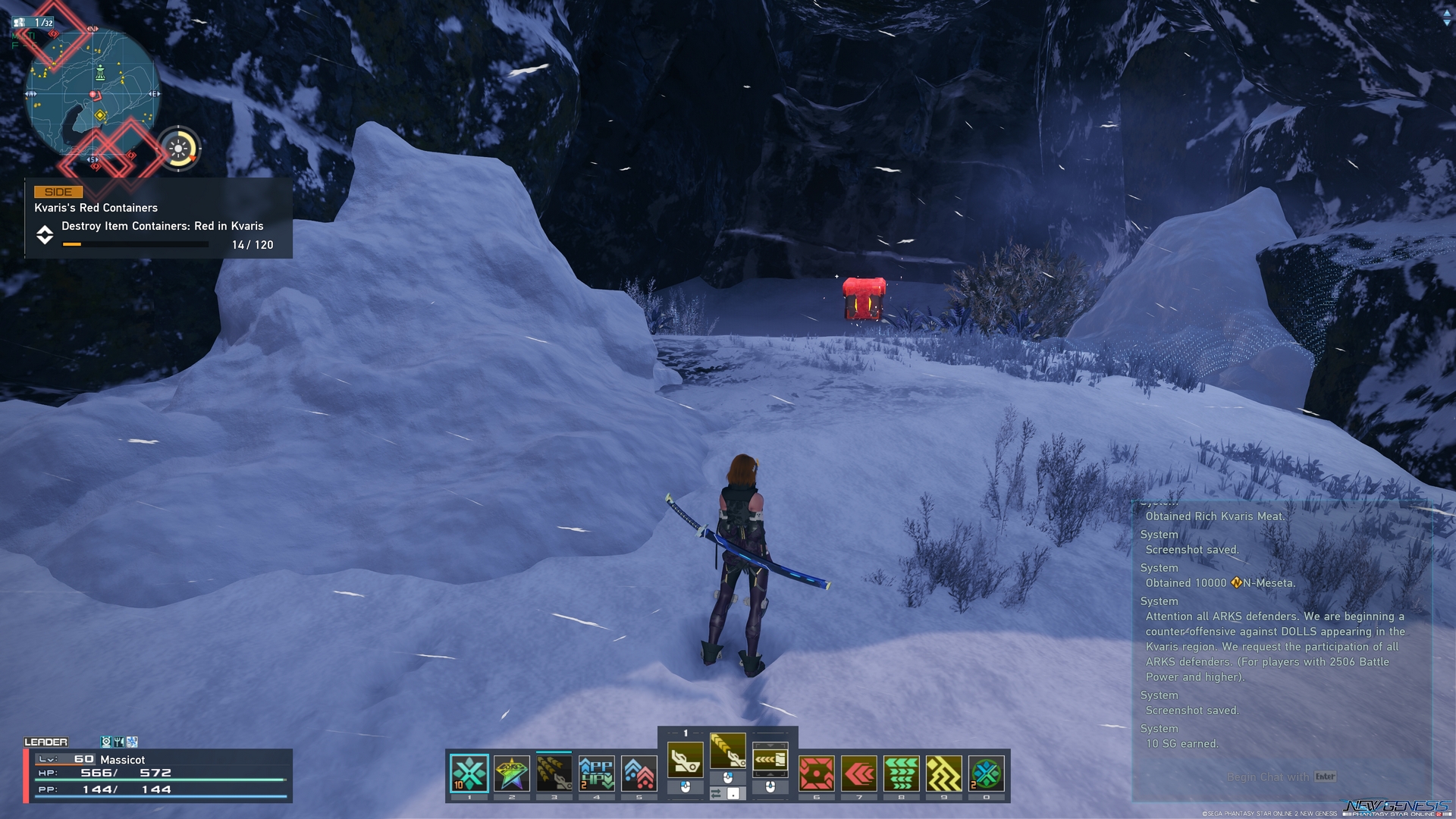 Phantasy Star Online 2: New Genesis - All Red Item Container Locations ...