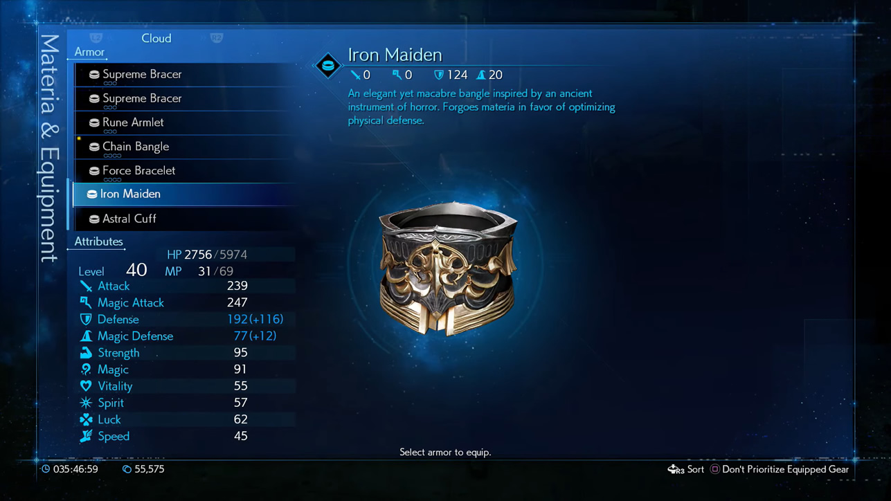 Final Fantasy VII Remake Armor: Best Armors, Complete Armor List, Stats ...