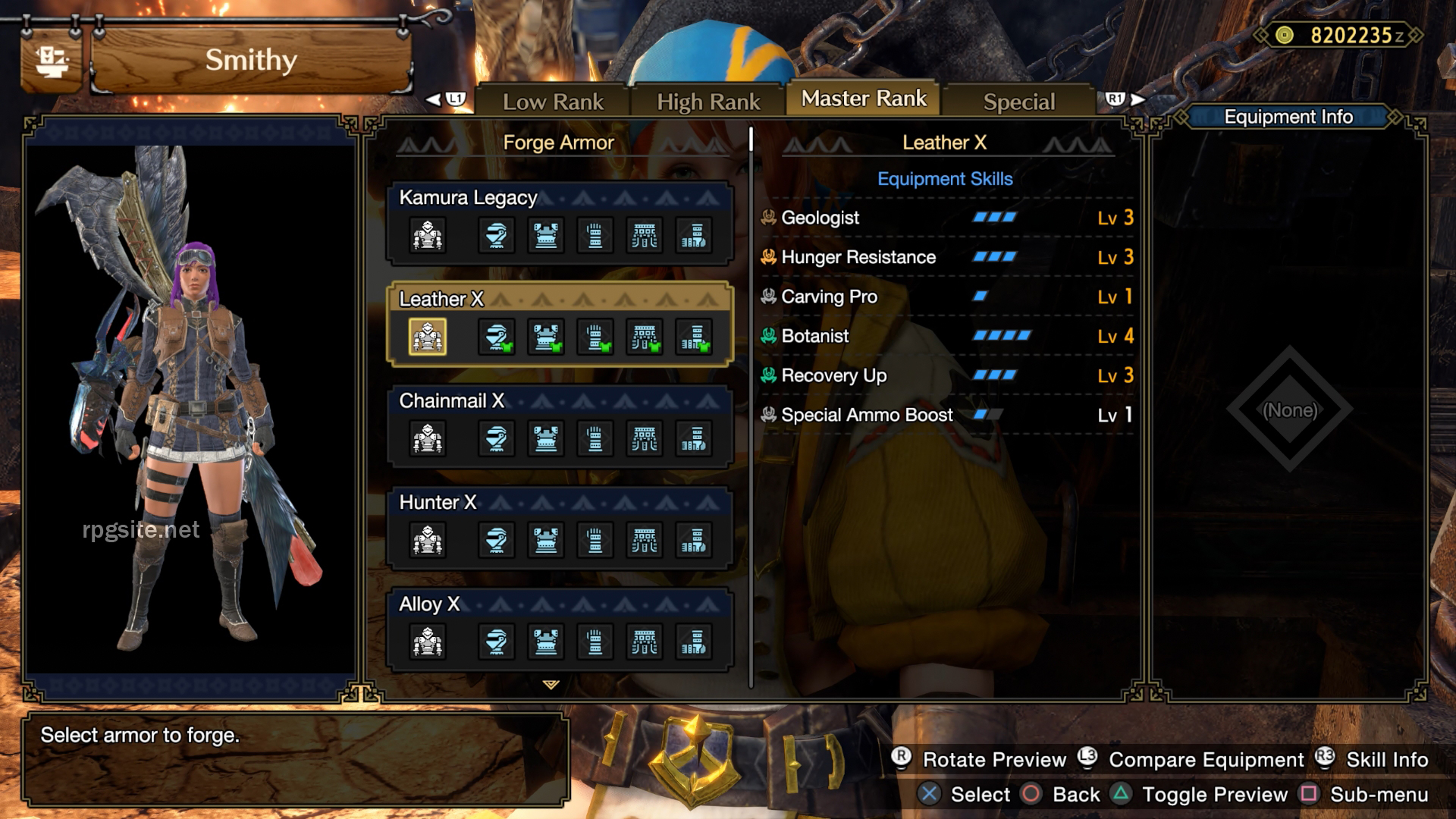 Monster Hunter Rise Sunbreak Master Rank Female Armor Sets: all master ...