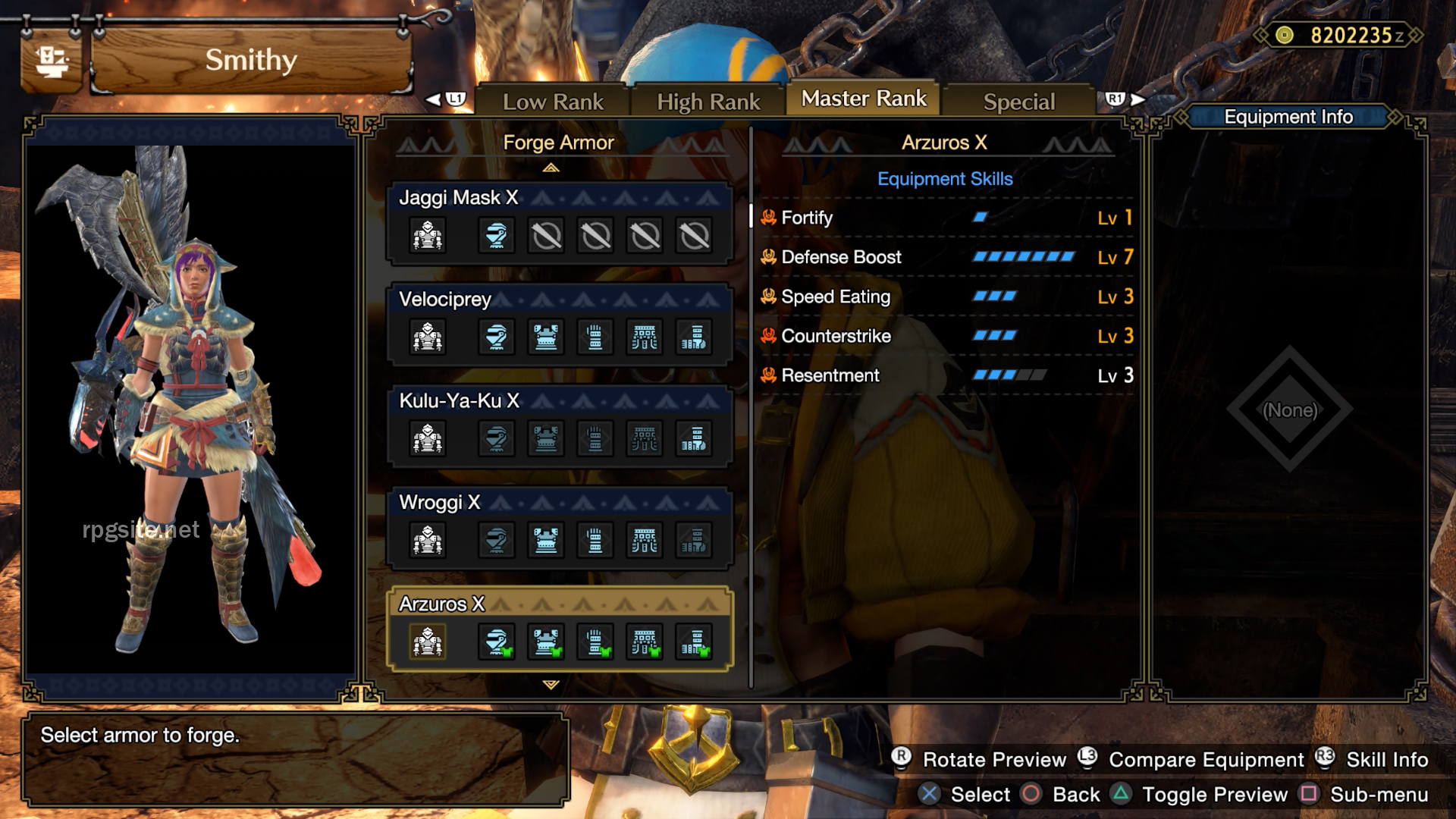Monster Hunter Rise Sunbreak Master Rank Female Armor Sets: all master ...