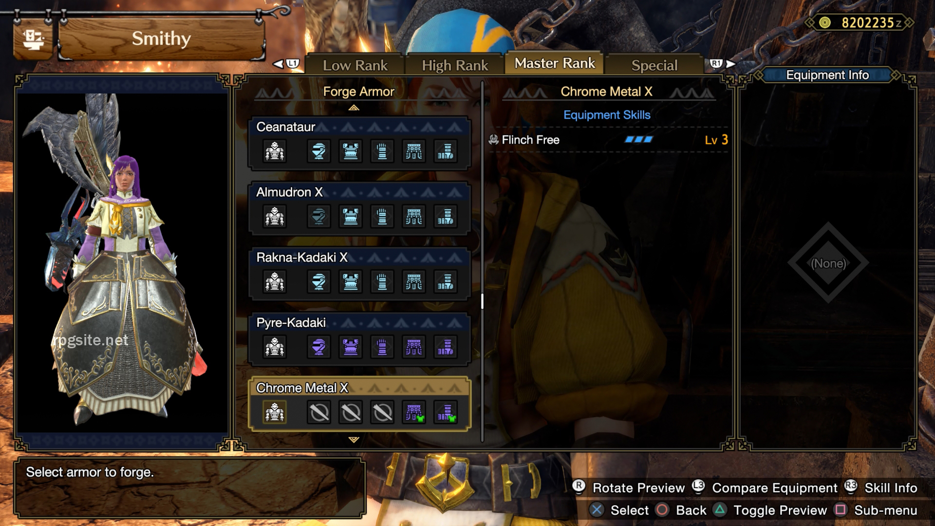 Monster Hunter Rise Sunbreak Master Rank Female Armor Sets: all master ...