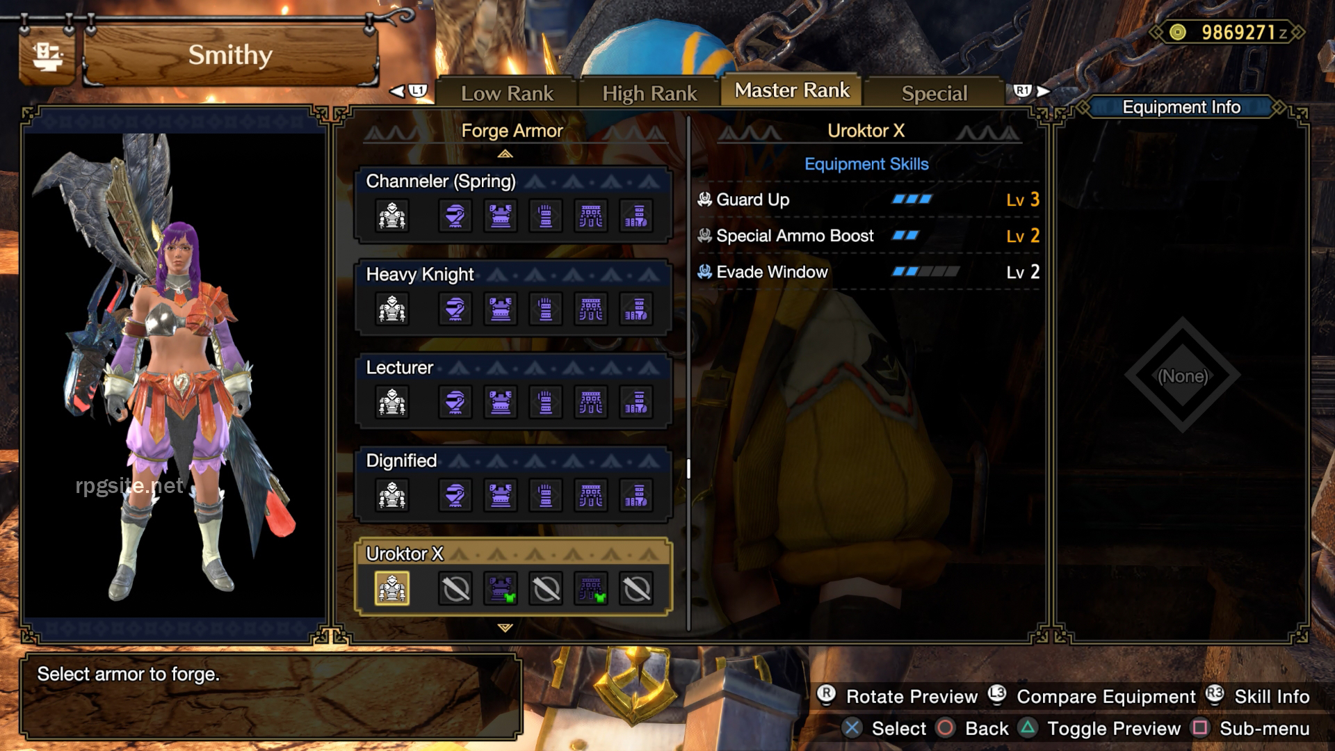 Monster Hunter Rise Sunbreak Master Rank Female Armor Sets: all master ...