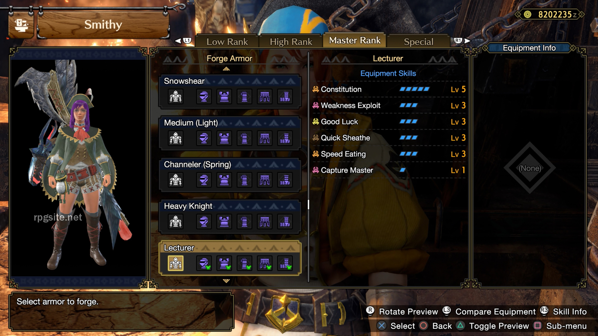 Monster Hunter Rise Sunbreak Master Rank Female Armor Sets: all master ...
