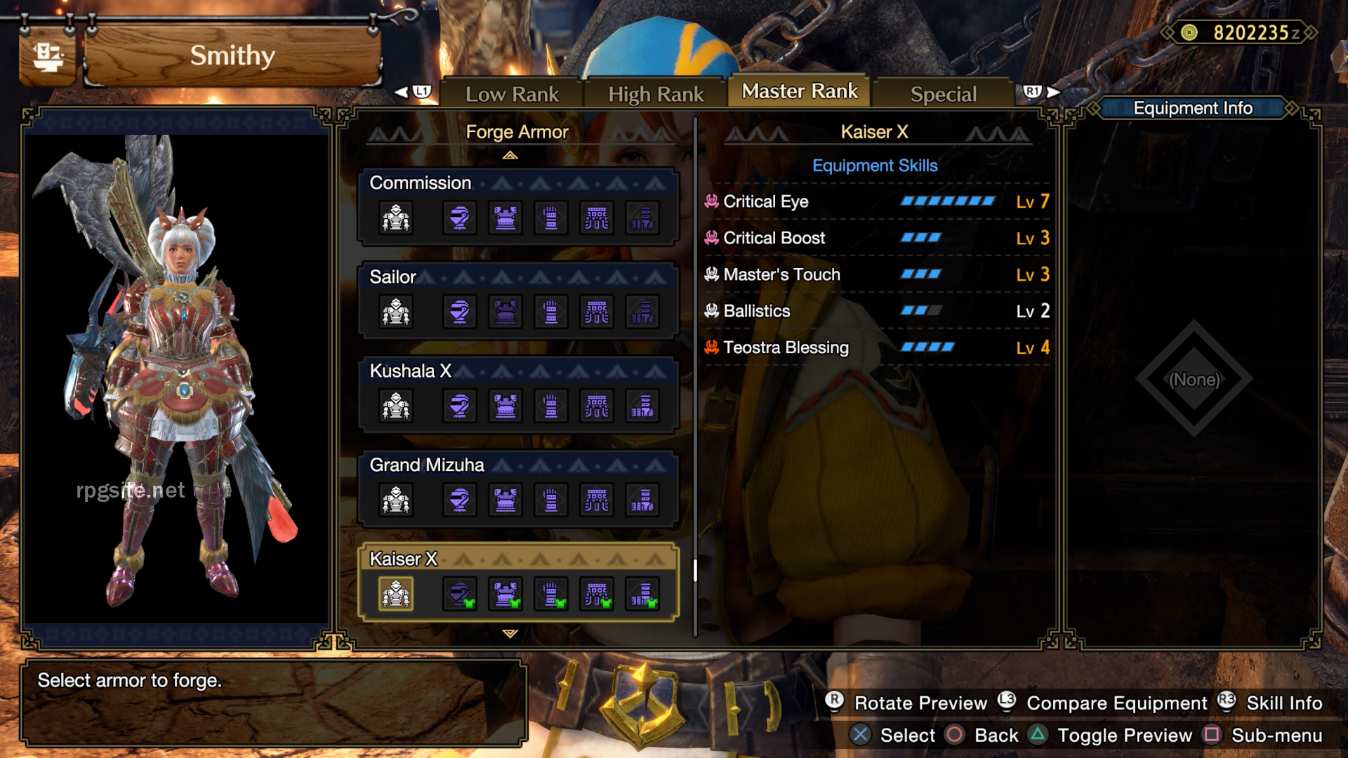 Monster Hunter Rise Sunbreak Master Rank Female Armor Sets: all master ...