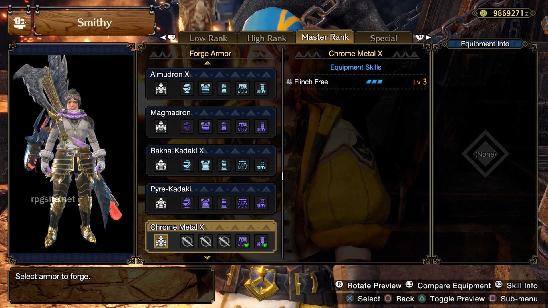 Monster Hunter Rise Sunbreak Master Rank Male Armor Sets: all master ...