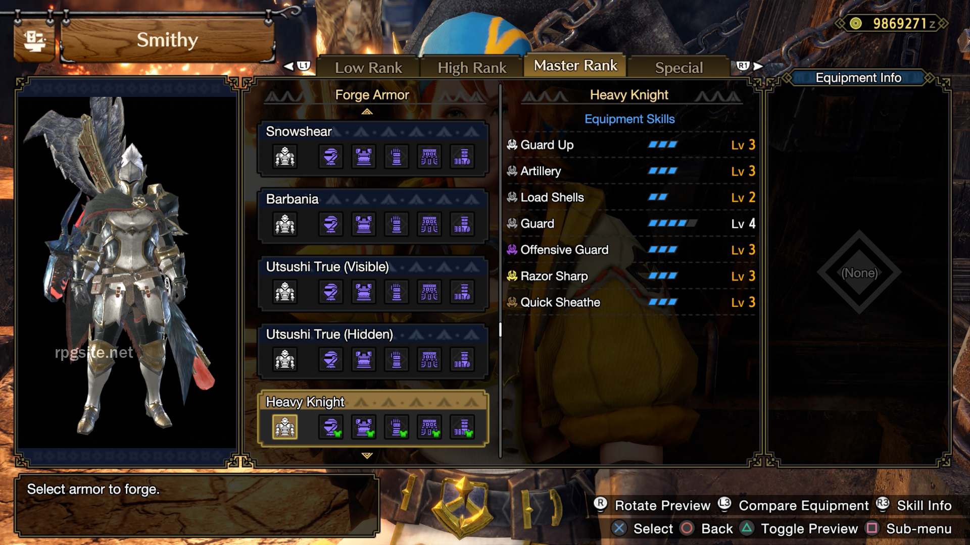 Monster Hunter Rise Sunbreak Master Rank Male Armor Sets: all master ...
