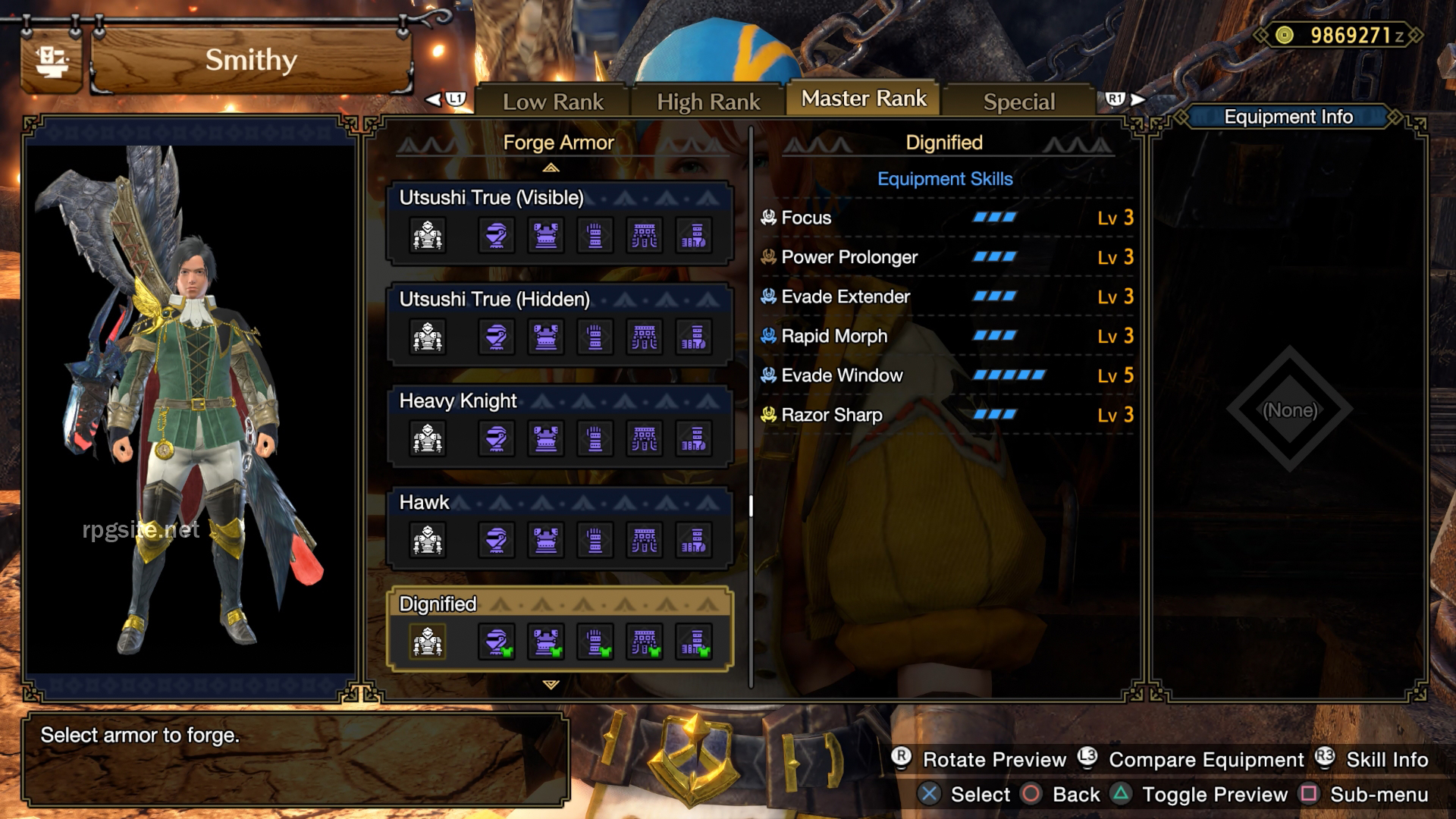 Monster Hunter Rise Sunbreak Master Rank Male Armor Sets: all master ...