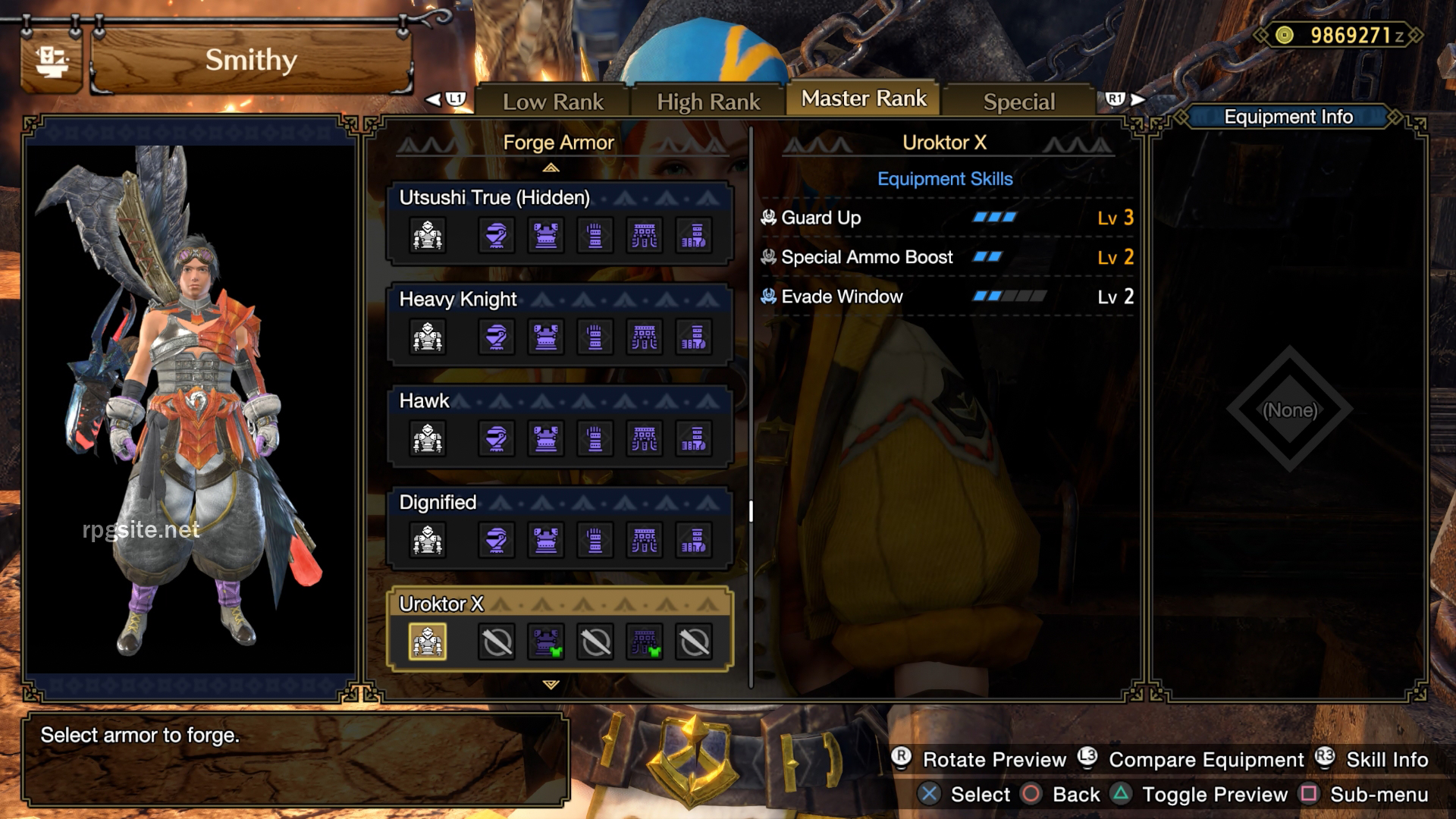 Monster Hunter Rise Sunbreak Master Rank Male Armor Sets: all master ...