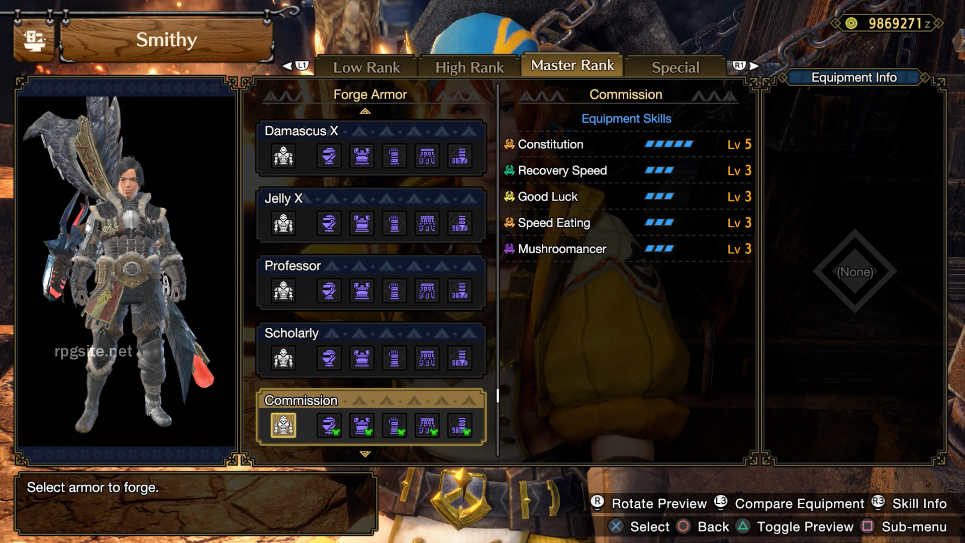Monster Hunter Rise Sunbreak Master Rank Male Armor Sets: all master ...