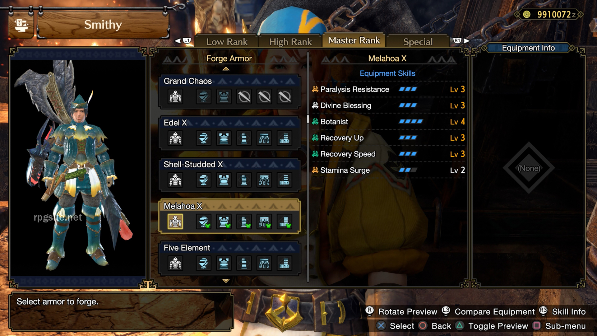 Monster Hunter Rise Sunbreak Master Rank Male Armor Sets: all master ...