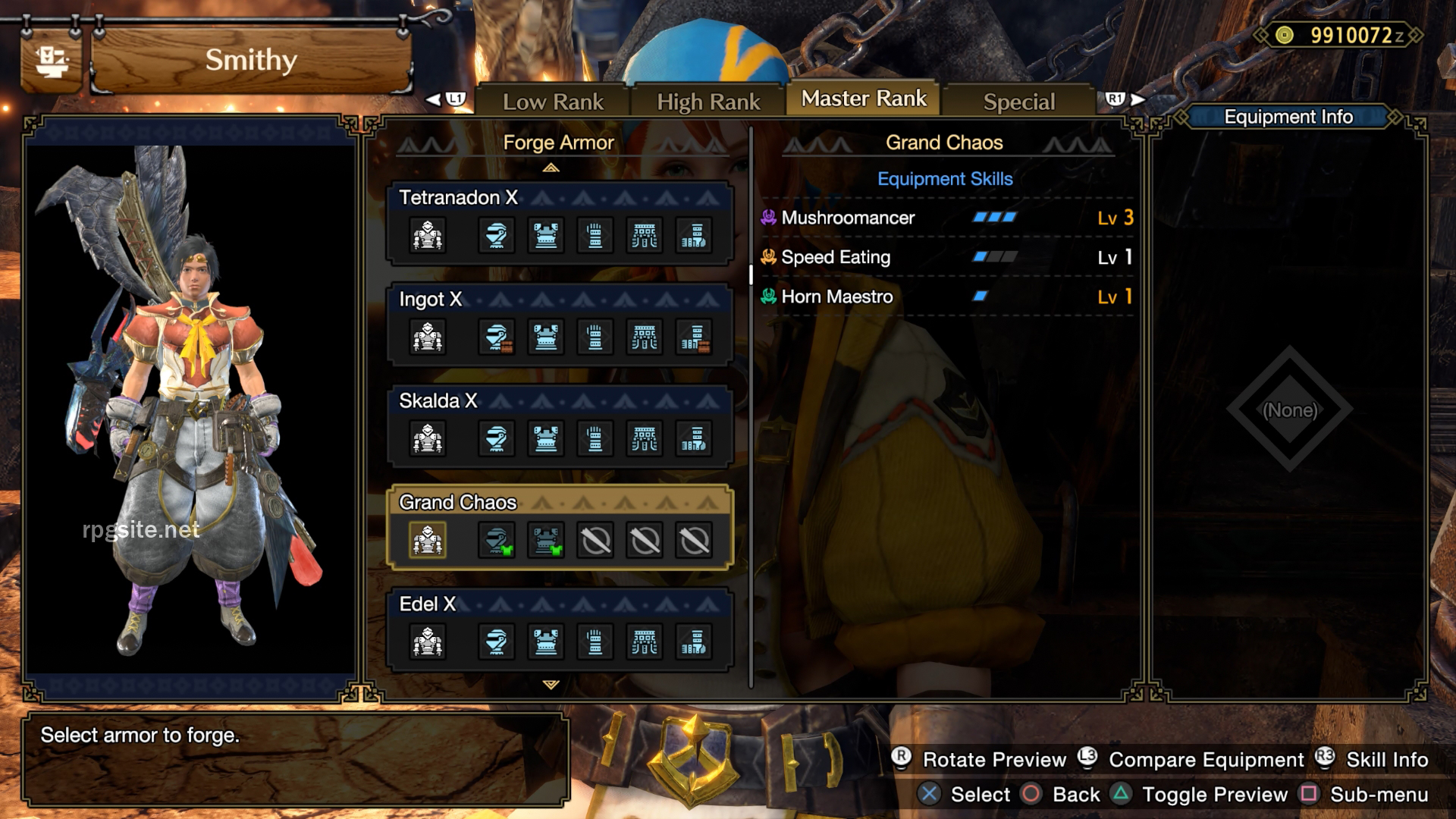 Monster Hunter Rise Sunbreak Master Rank Male Armor Sets: all master ...