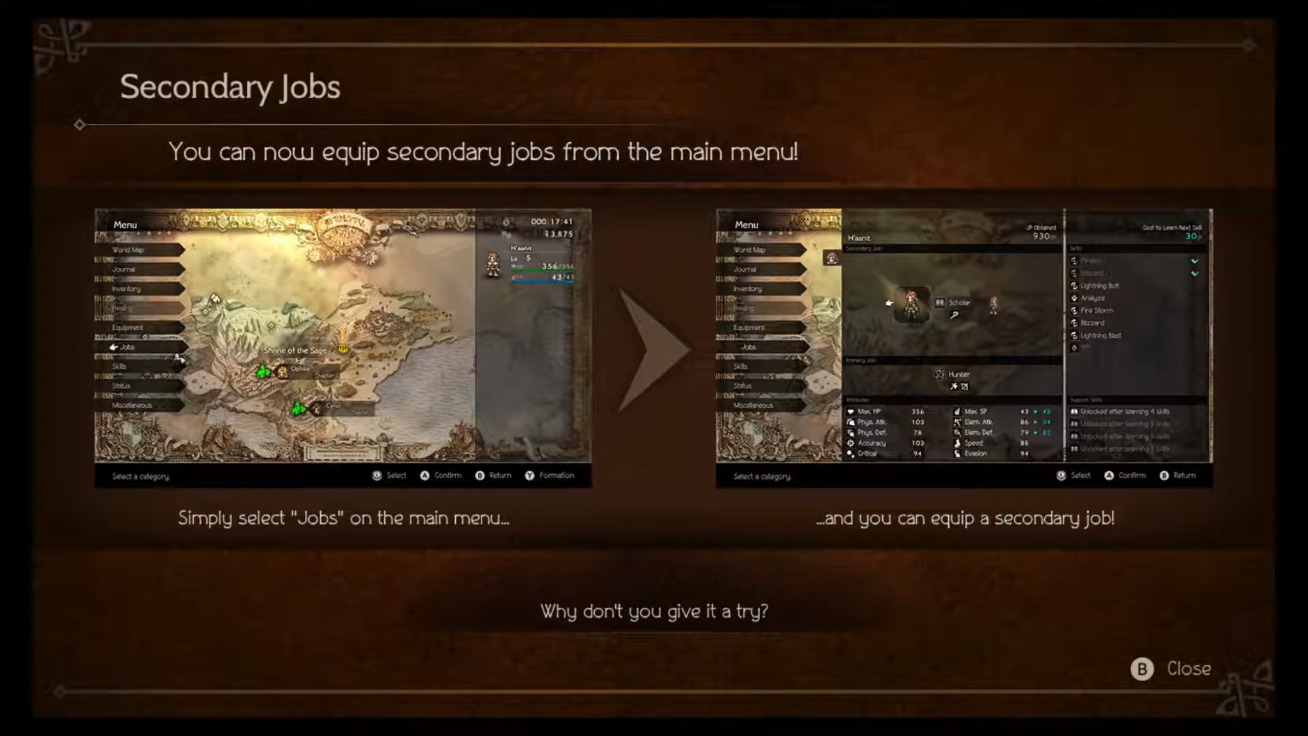 Octopath Traveler Job Shrines: Secondary Job & Subclass Unlock ...