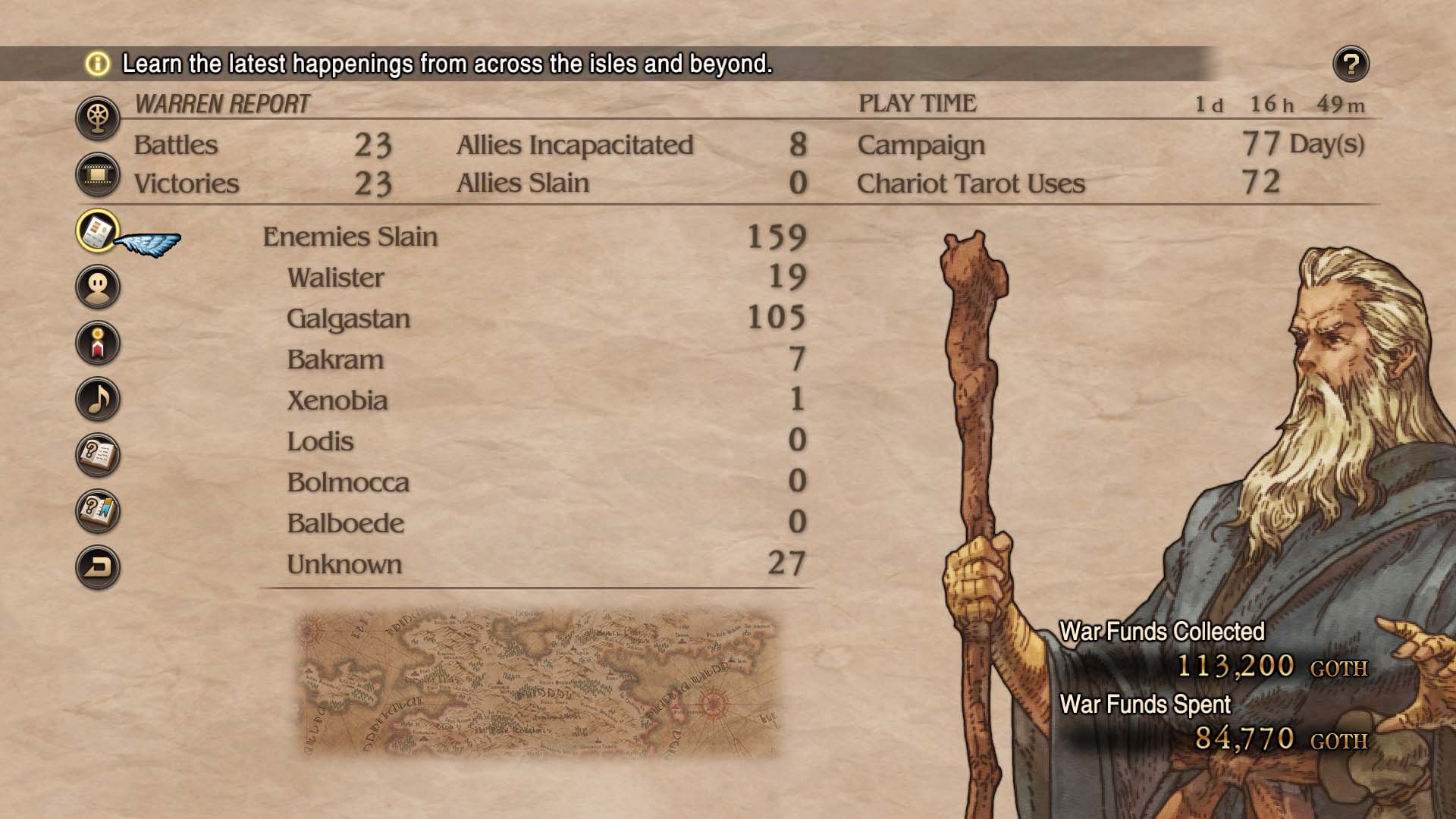 Tactics Ogre: Reborn details The Warren Report, Challenge Locations ...