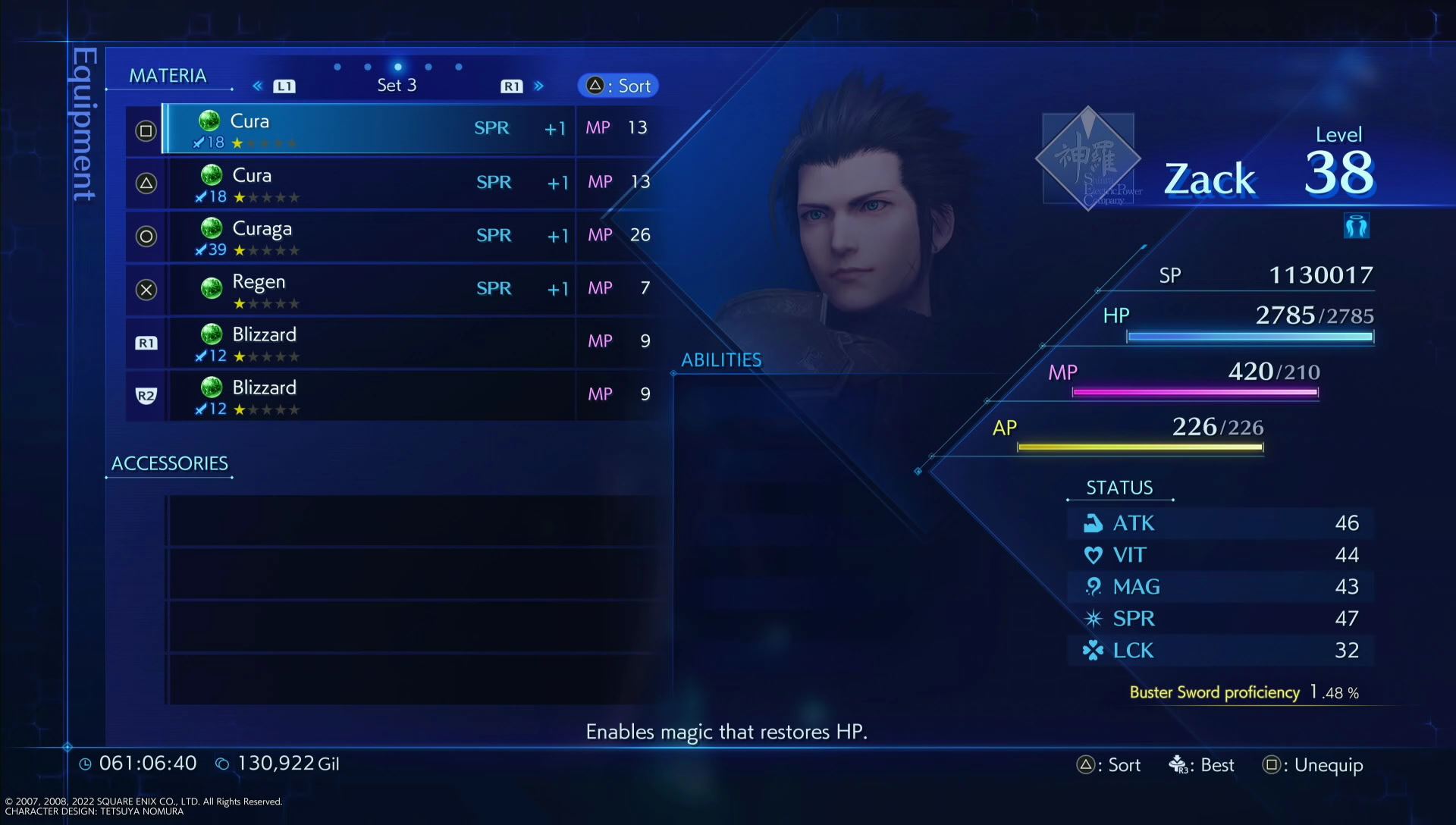 Crisis Core: How to Level Up Materia fast | RPG Site