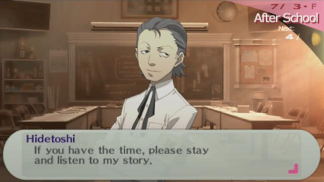 Persona 3 Portable: Hidetoshi (Emperor) social link choices guide | RPG Site