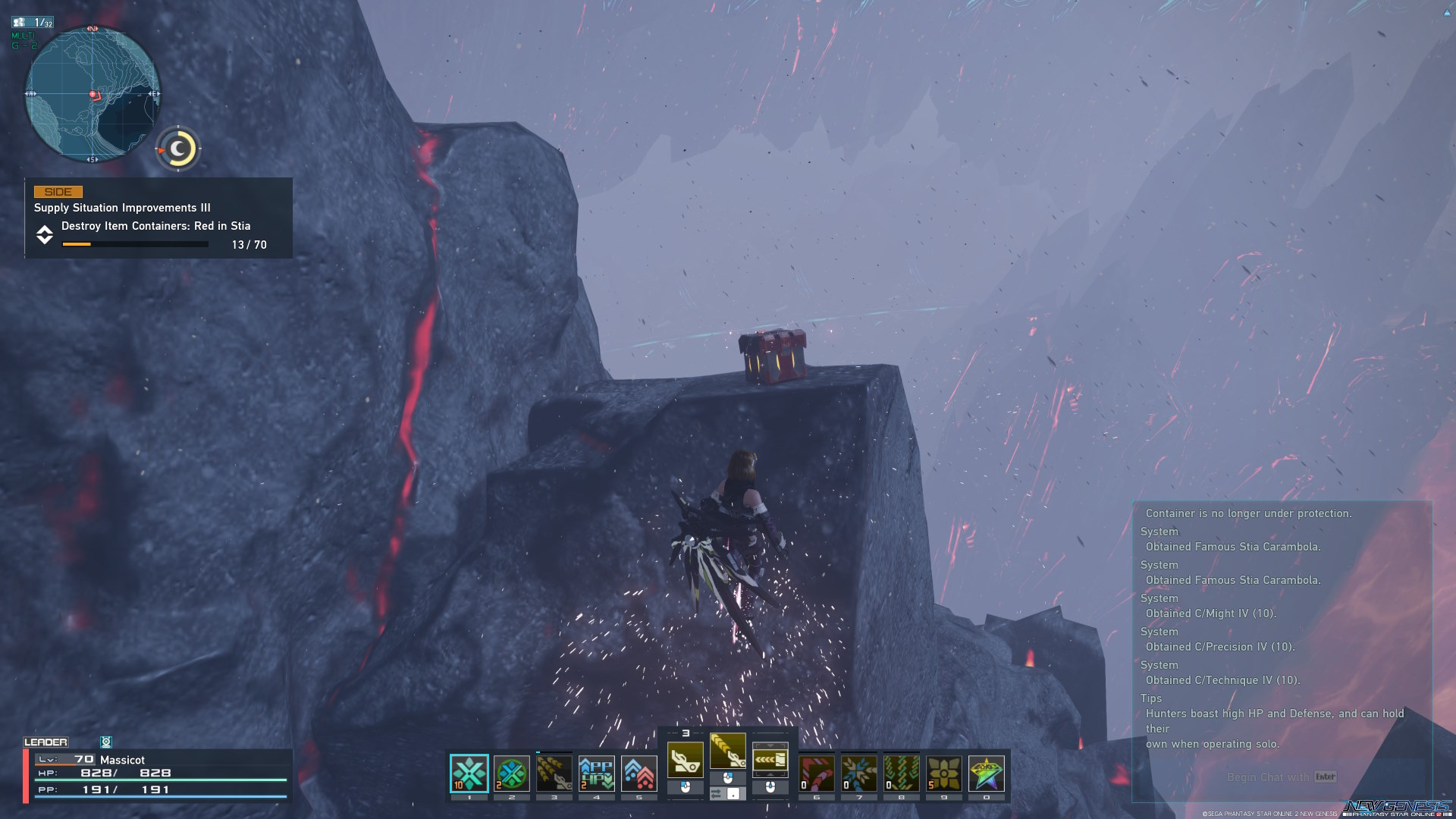 Phantasy Star Online 2: New Genesis - All Red Item Container Locations ...
