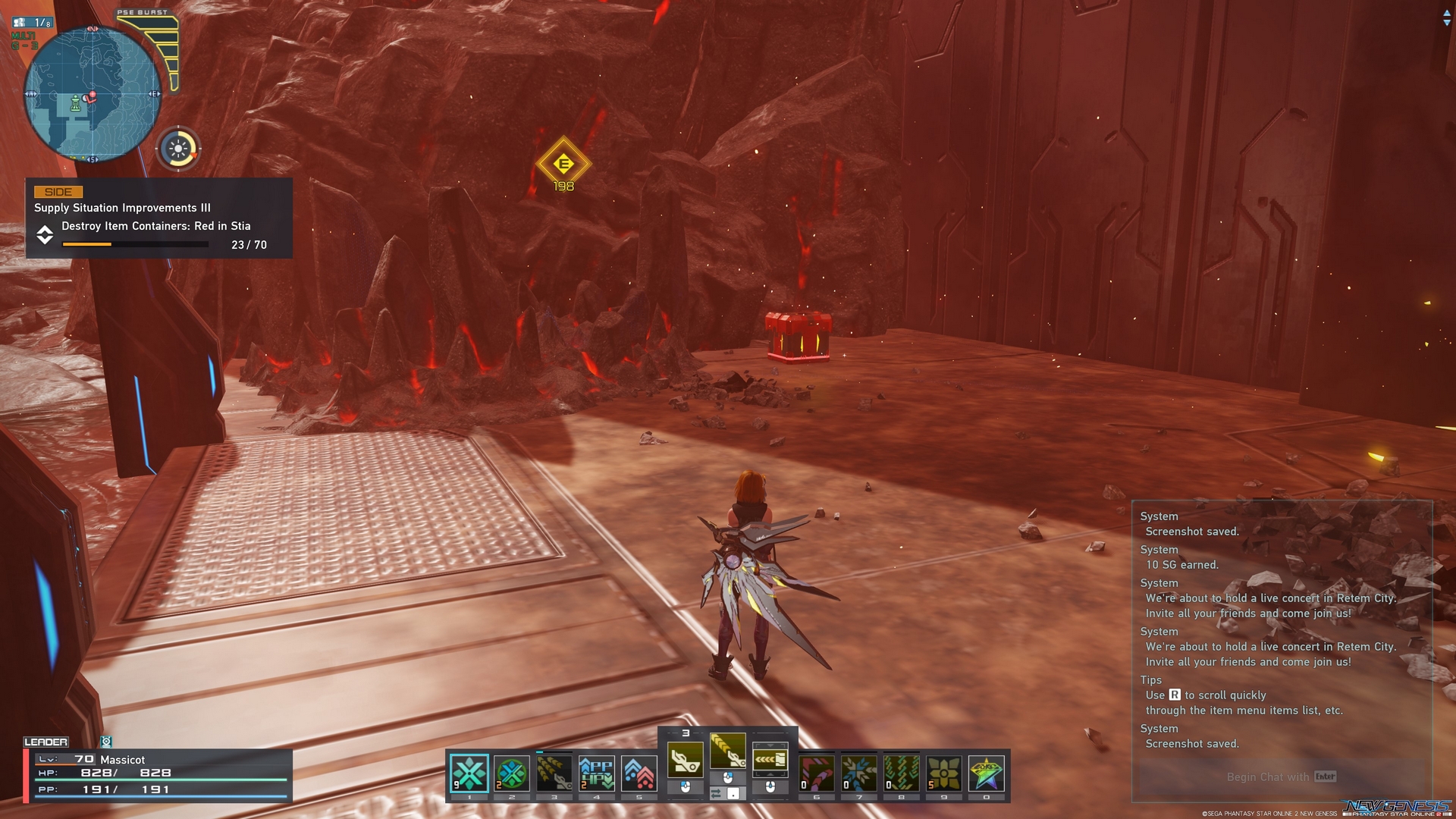 Phantasy Star Online 2: New Genesis - All Red Item Container Locations ...