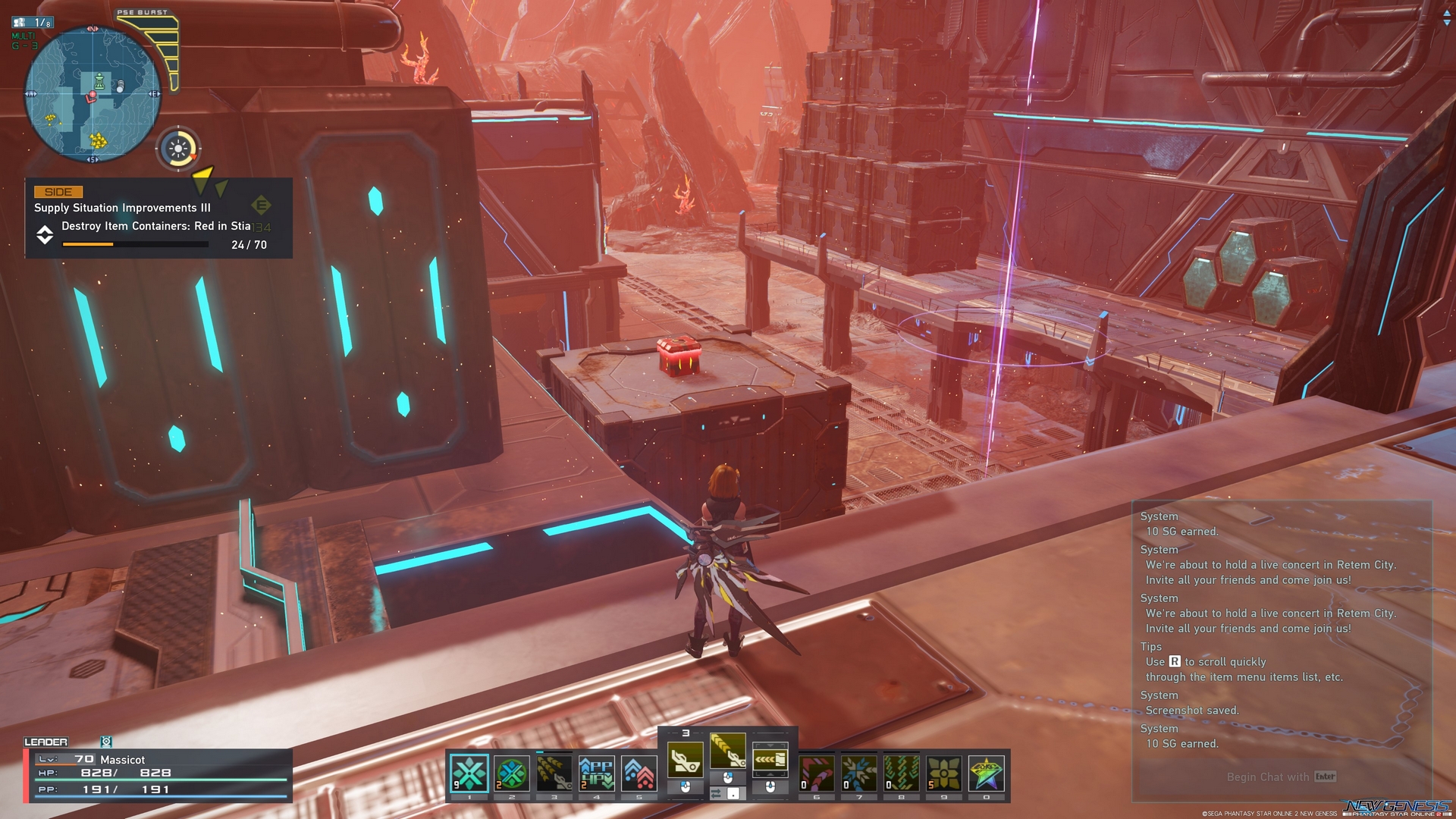 Phantasy Star Online 2: New Genesis - All Red Item Container Locations ...