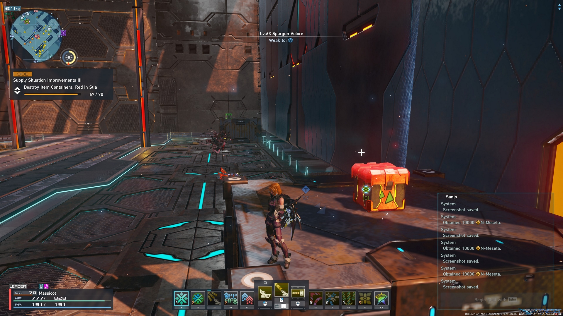 Phantasy Star Online 2: New Genesis - All Red Item Container Locations ...