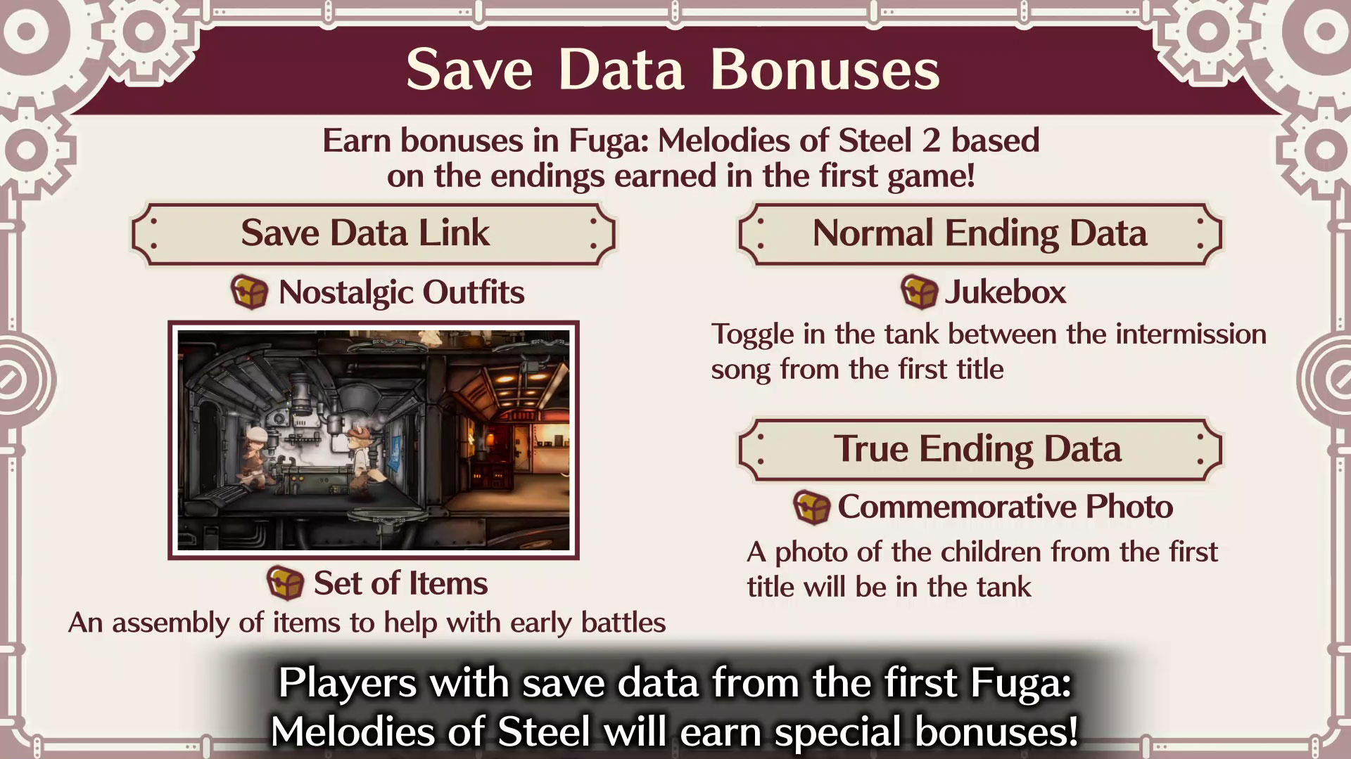 Cyberconnect2 updates Fuga: Melodies of Steel with turbo mode, save ...