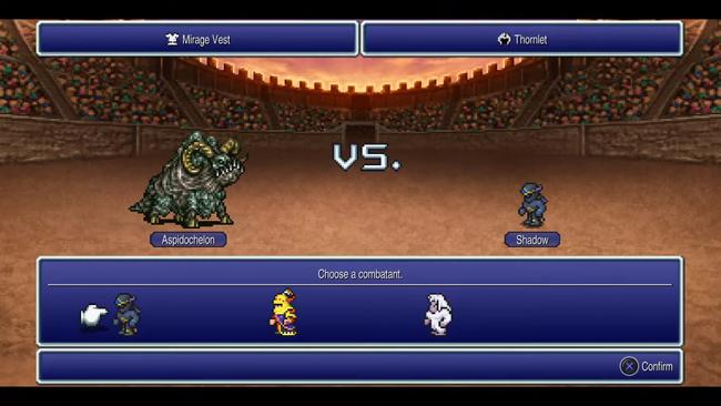 Final Fantasy VI Coliseum guide: Bets & Item Rewards for the Colosseum ...
