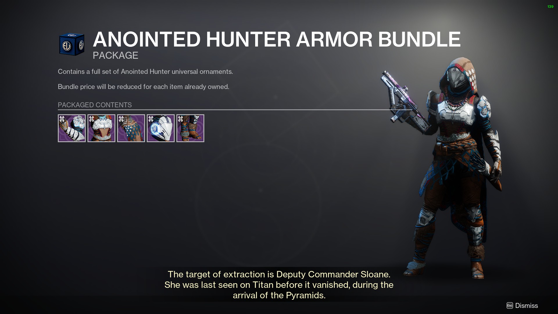 Destiny Hunter Class Armor