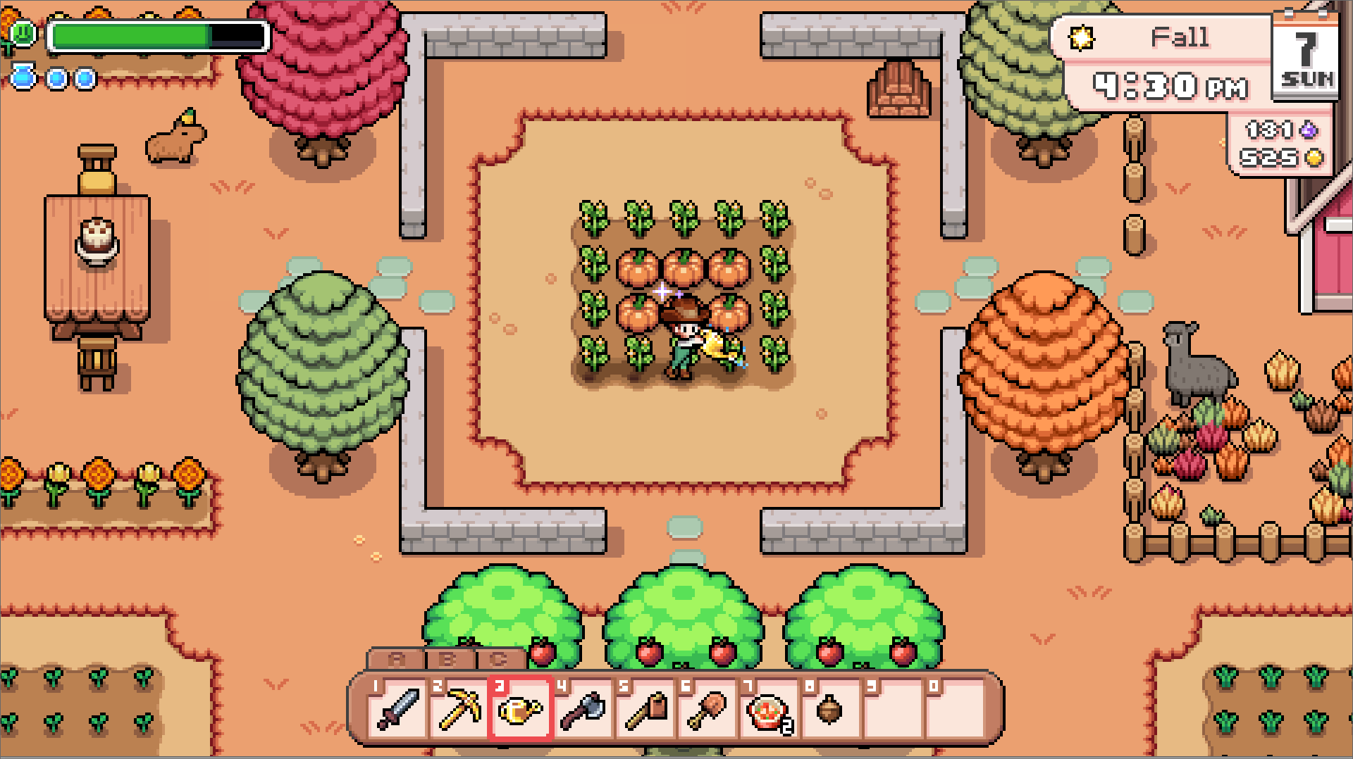 Pixel-art farming / life sim RPG Fields of Mistria announced for PC ...