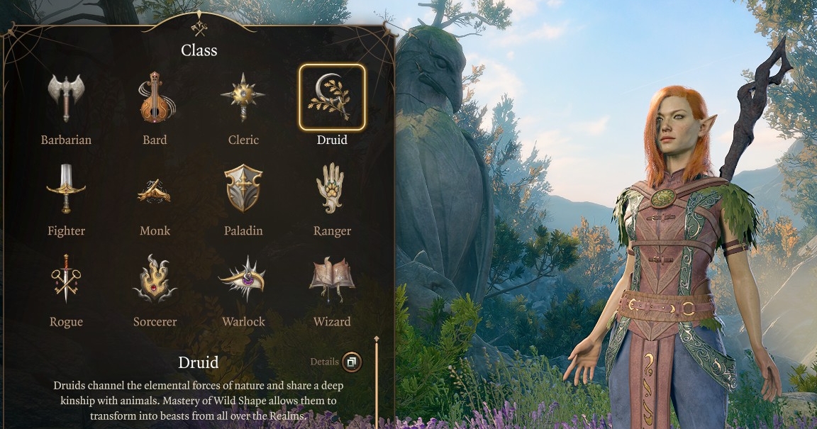 Baldurs Gate 3 Druid Class Guide Subclasses Multiclassing And How
