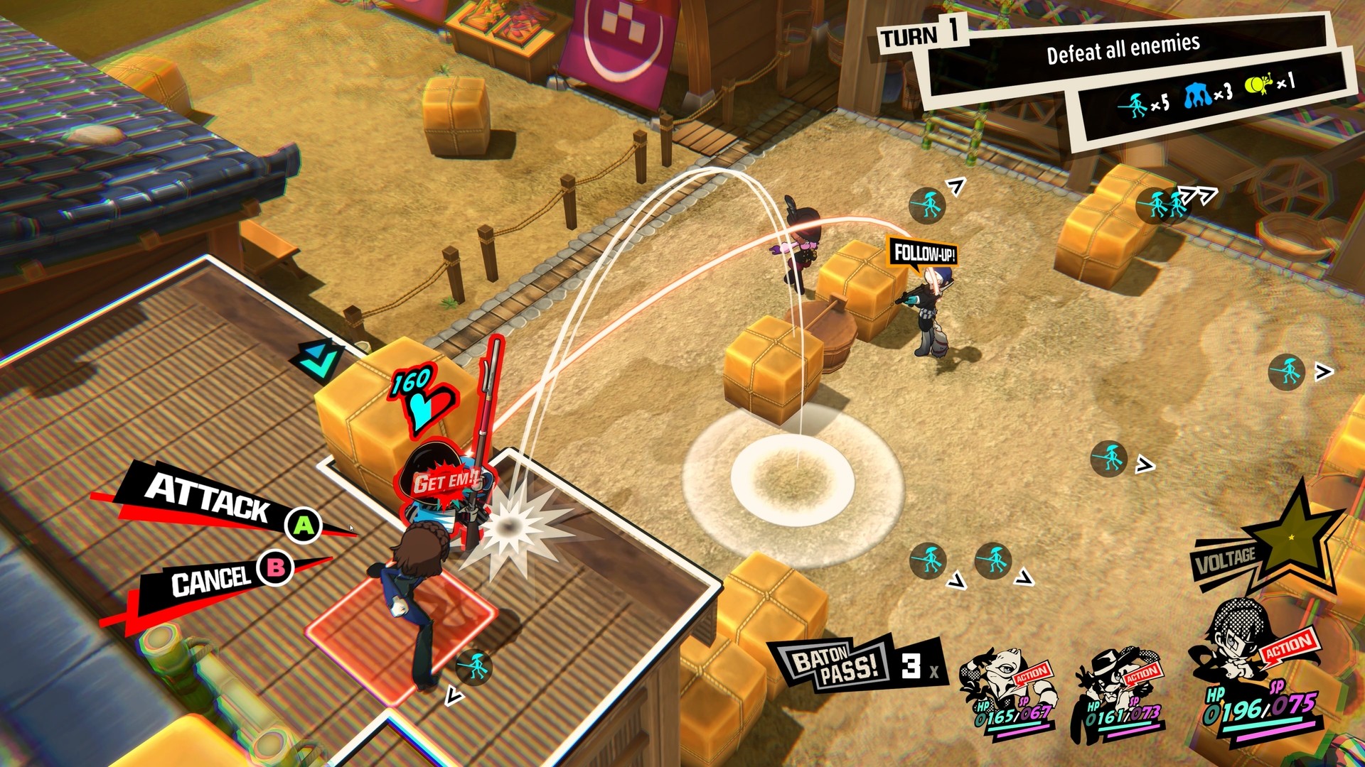 New Persona 5 Tactica trailer and screenshots introduce Yoshiki, battle mechanics, difficulty ...